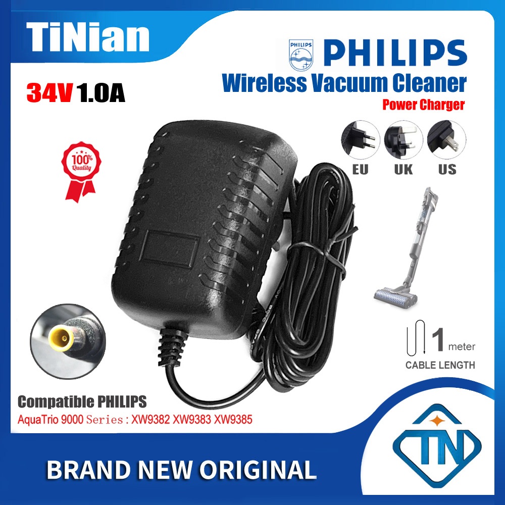 34V 1A AC/DC Adapter Charger for PHILIPS AquaTrio 9000 Series XW9382 ...