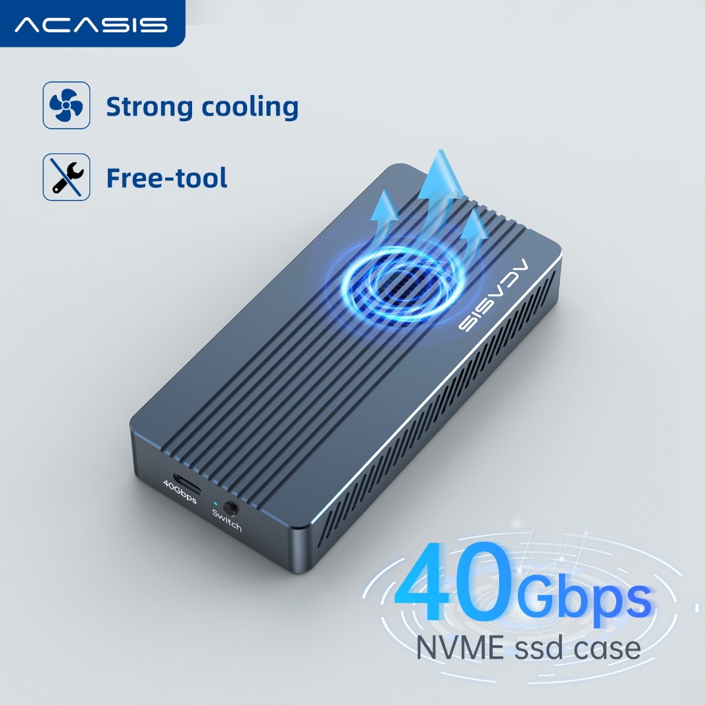 ACASIS 40Gbps Thunderbolt4 USB4.0 NVME M.2 SSD Enclosure Compatible ...