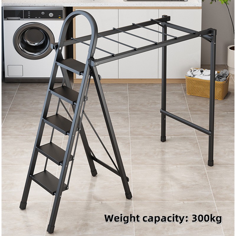[SG stock]cherry™ Ladder Multi-function Step Ladder With Colthes Hanger ...