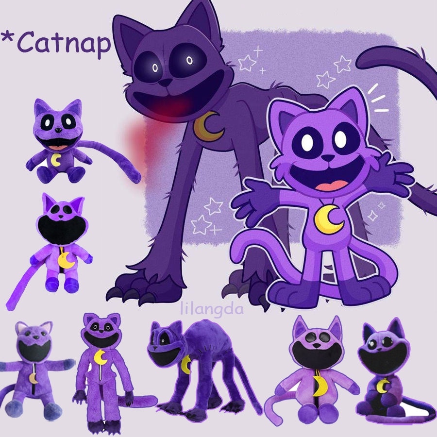 In stock Smiling Critters Plush Toy Smiling Critters Cat Nap Catnat ...