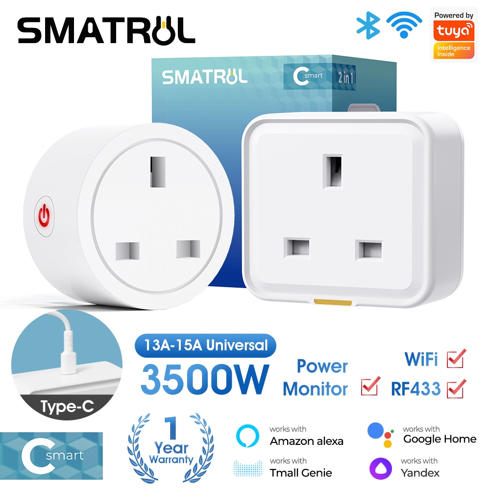 SMATRUL 20A/16A smart wifi smart plug socket is suitable for air ...