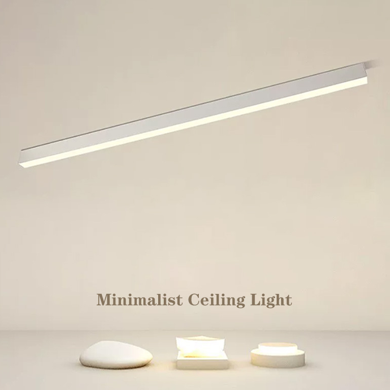 IKEE Nordic Long Strip Ceiling Light Modern Led Minimalist Living Room ...