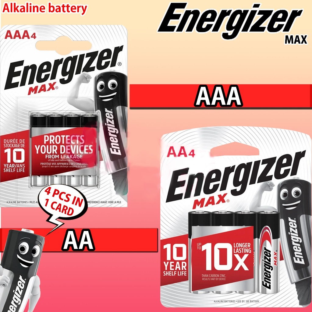 Energizer Max AA / AAA 1.5V Alkaline Battery | Shopee Singapore