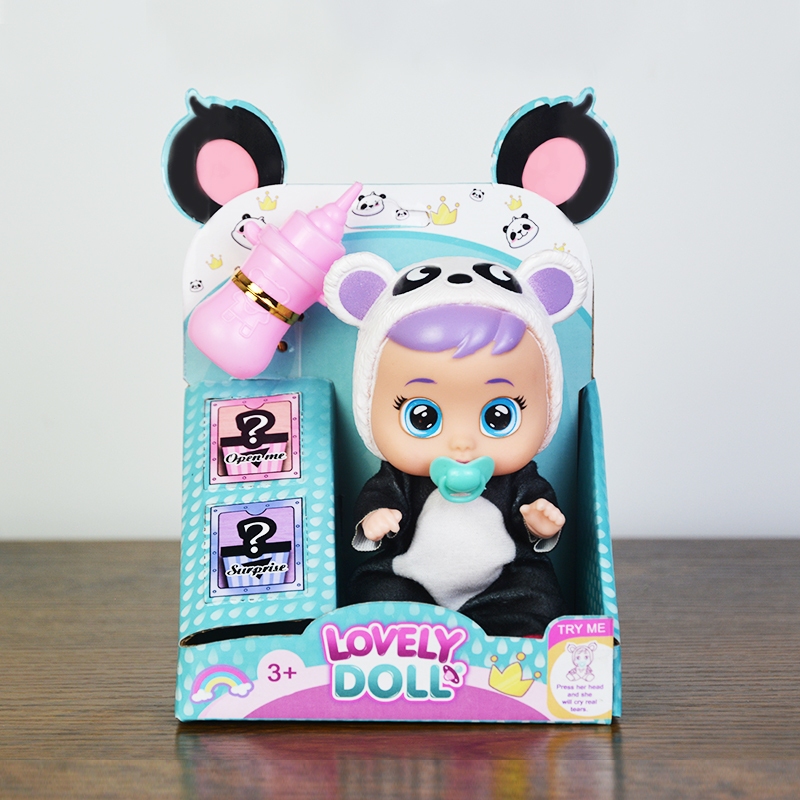 New 6-inch beautiful children's Barbie doll mini toy doll with bottle ...