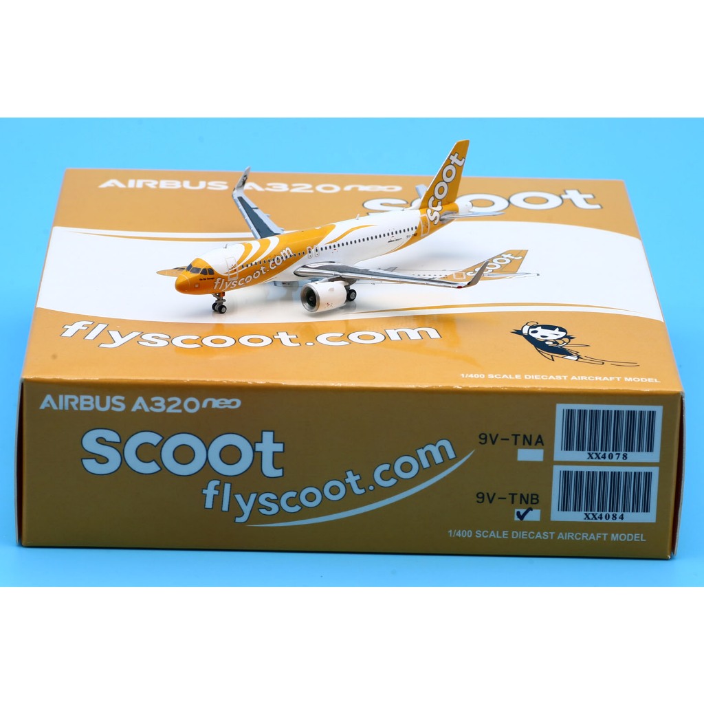 XX4084 Alloy Collectible Plane Gift JC Wings 1:400 Scoot Airlines ...