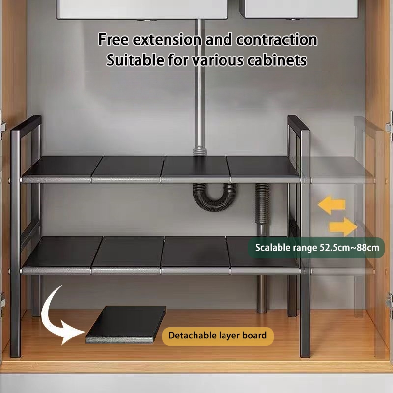 Kitchen sink storage rack Multi layer multifunctional storage rack for ...