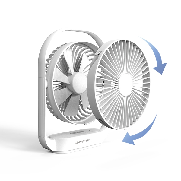 Kimviento 4000mAh Protable Handheld Fan with High intensity light Ultra ...