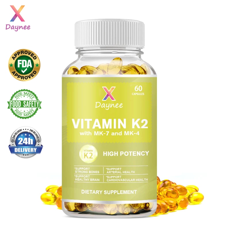Daynee Vitamin K2 Capsules With Mk-7 And Mk-4 To Support Healthy Bones ...