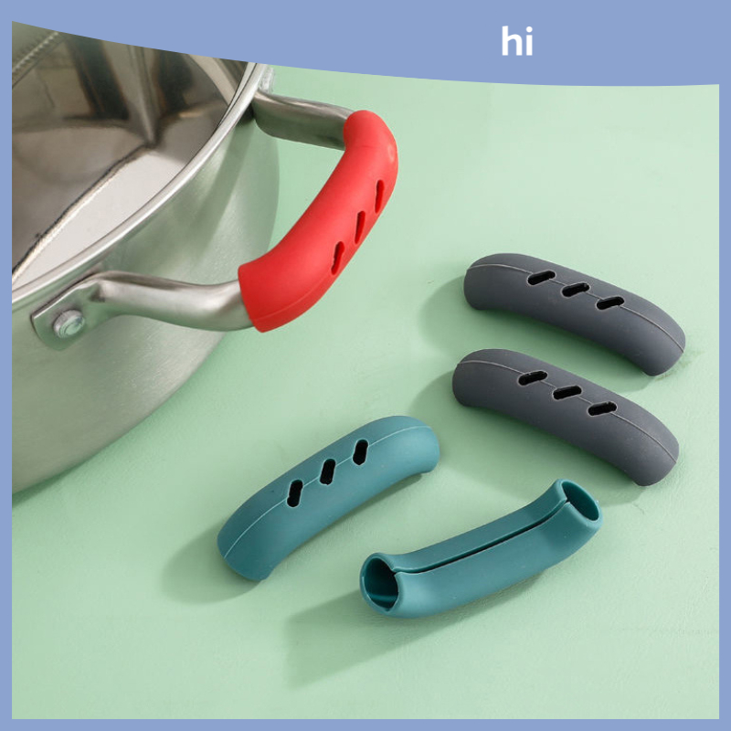 HI HOMES 1 Pcs Silicone Pot Handle Anti Scald Handle Multifunctional ...