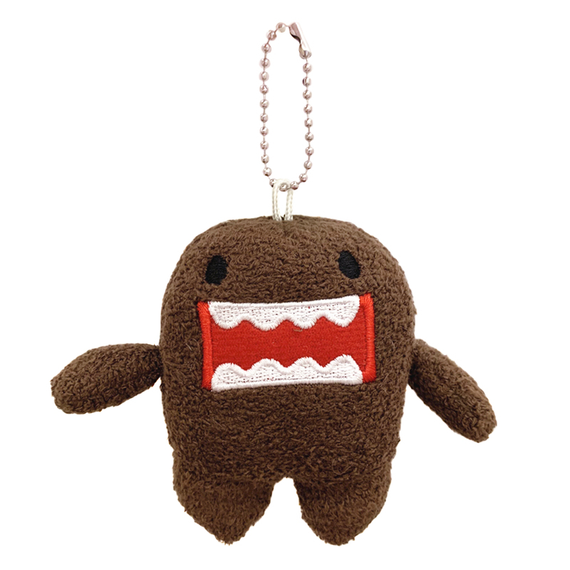 Cute Domo Kun Mascot Plush Keychain Key Ring Keyring Bag Keyholder ...