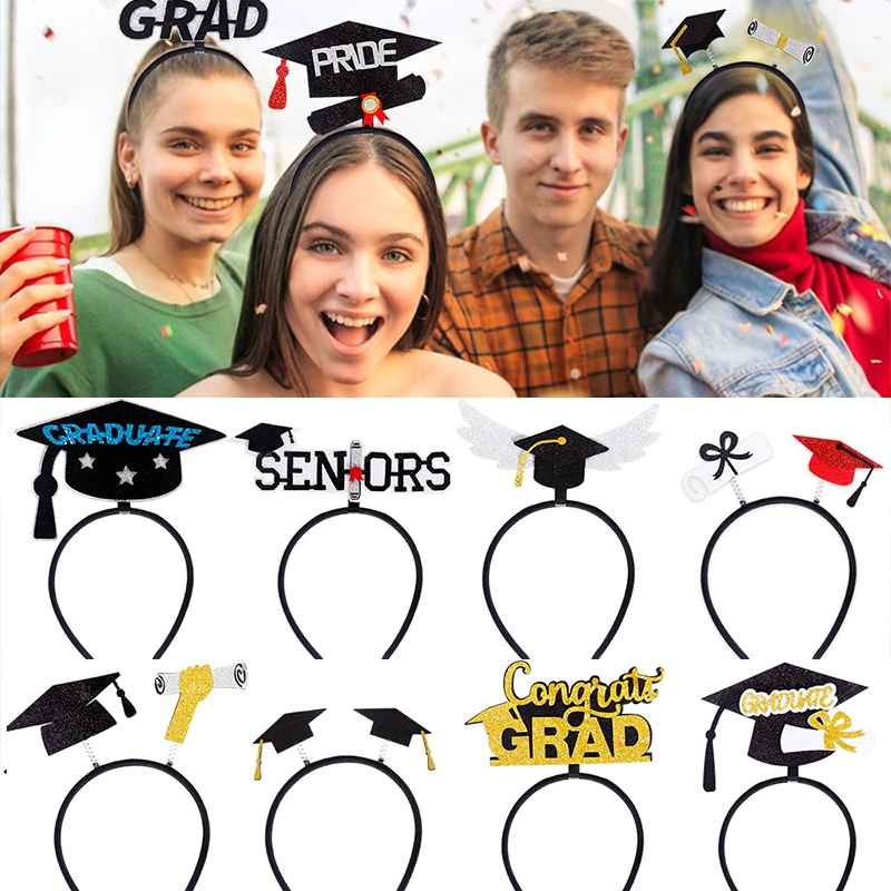 Graduation Hairband Graduation Season Decor Hair Hoop University ...