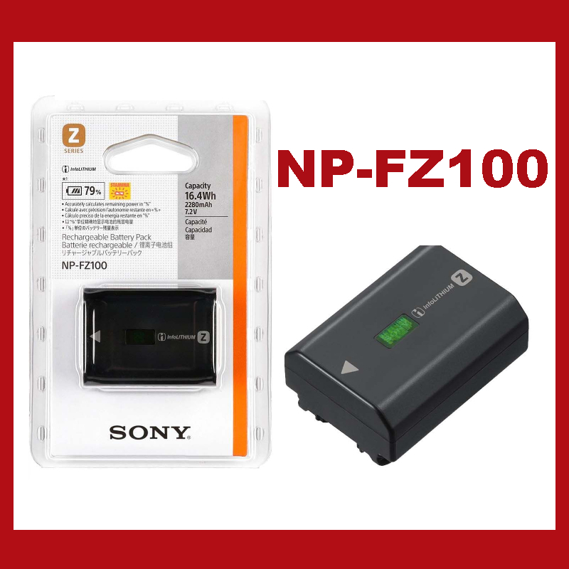 (100% ORIGINAL SONY ) - Sony NP-FZ100 / FZ100 Rechargeable Lithium-Ion Battery - 2280mAh For ...
