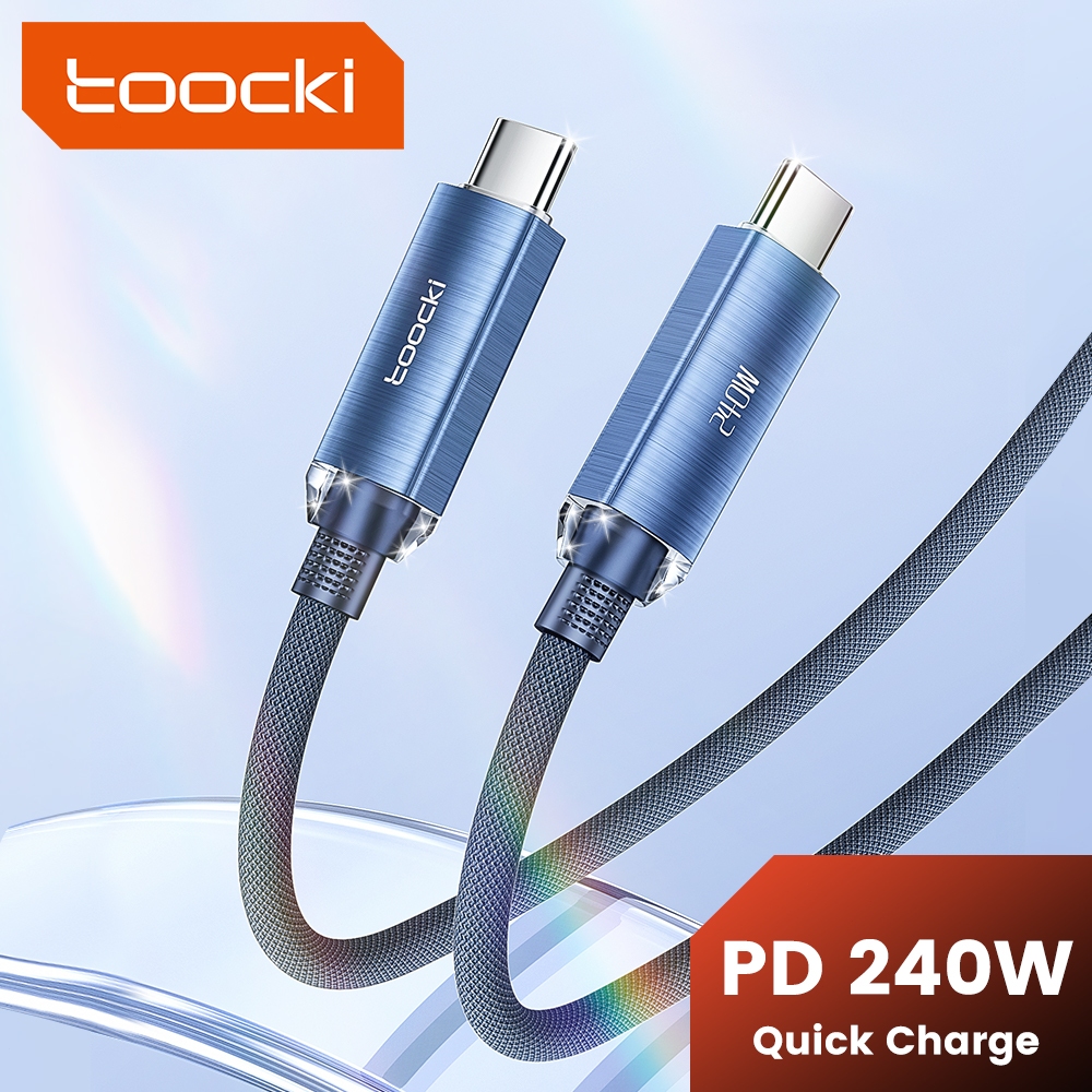 Toocki 240W Type C To Type C Cable 100W 60W USB Type C Cable Fast ...