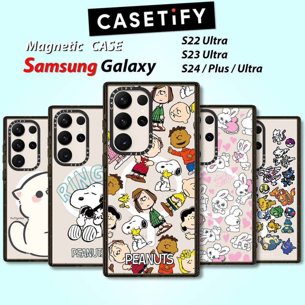 Snoopy caseify Magnetic case samsung phone case for Samsung Galaxy S24 ...