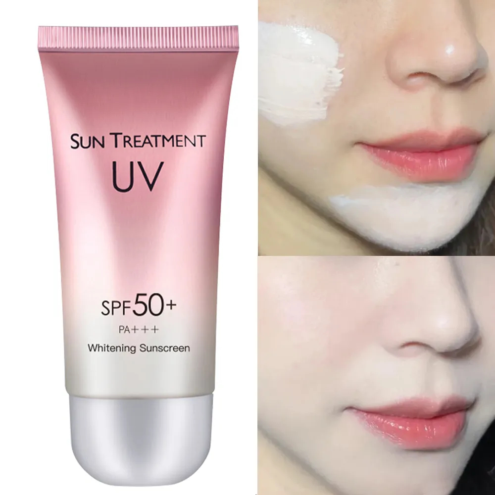 SPF50+ PA+++ Tinted Sunscreen Mineral Spf 50+ UV Sunblock Whitening ...
