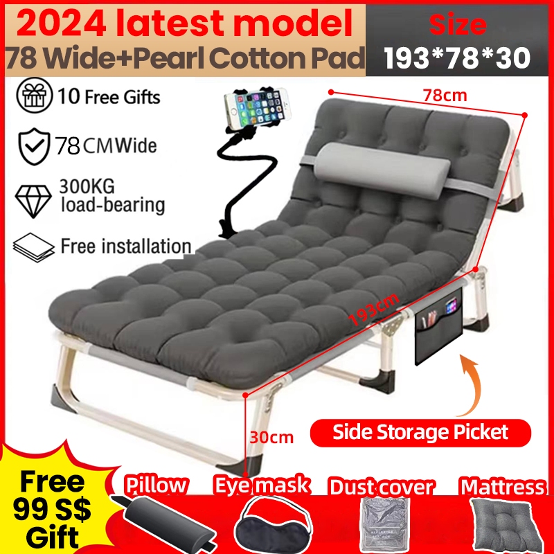 🔥Local Seller+29S$GIFT🔥193cm Foldable Single Sofa Bed Portable Camping ...