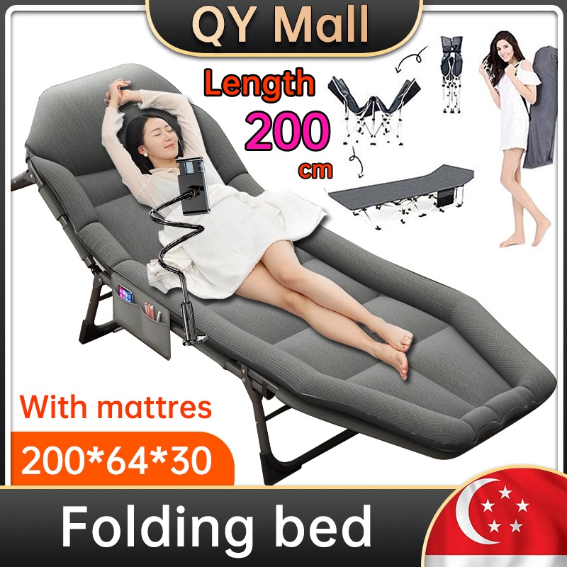 🔥SG Local Seller+Free 10Gifts🔥Upgraded 200cm Foldable Portable Sofa Bed ...