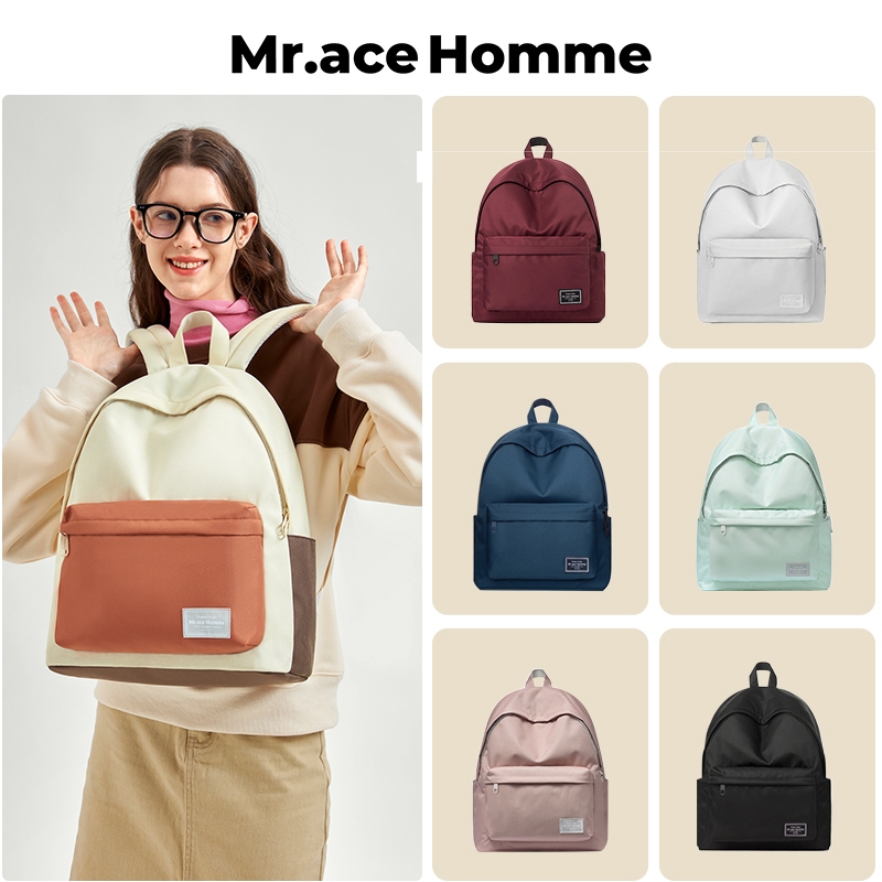 Mr. ace Homme 1127 Solid Color Series Korean Version Large Capacity ...