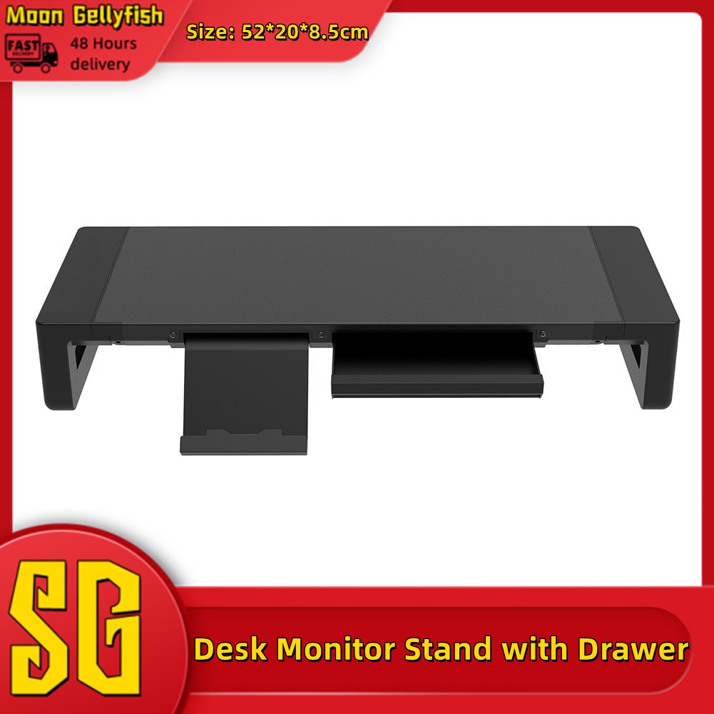 Ergonomic Desktop Computer Monitor Stand, Adjustable And Suitable For ...