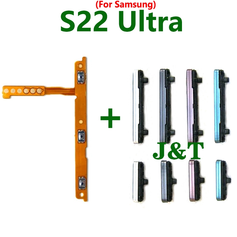 Power Volume on off Switch button Flex For Samsung Galaxy S22 Ultra ...
