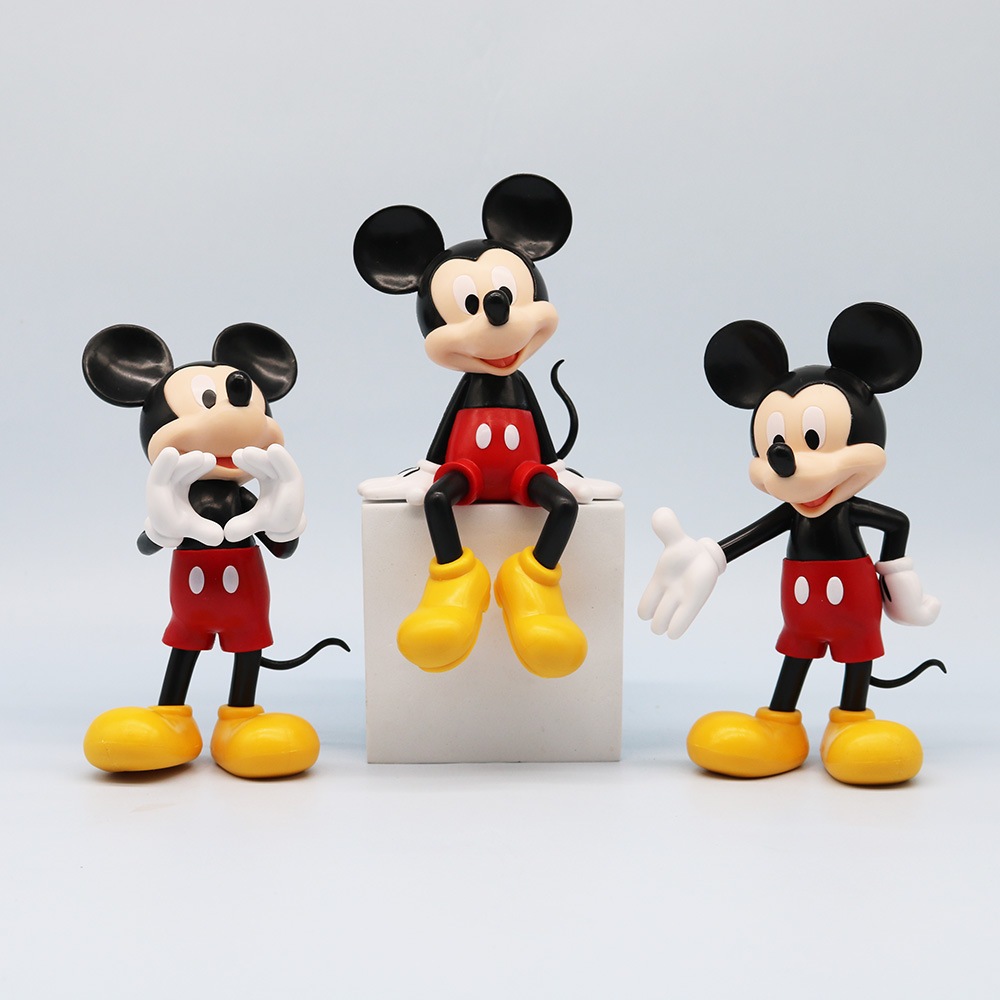 3Pcs/Set 15cm Cartoon Mickey Mouse and Donald Duck Figure Mickey Mouse ...