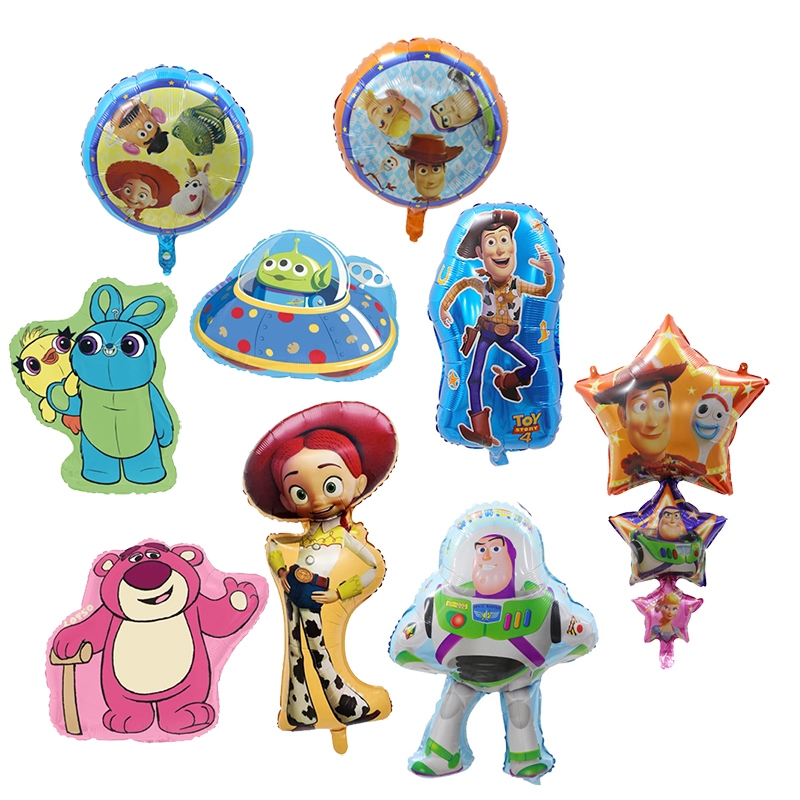 Toy Story Foil Balloon Buzz Lightyear Woody Jessie Lotso Alien Cartoon ...