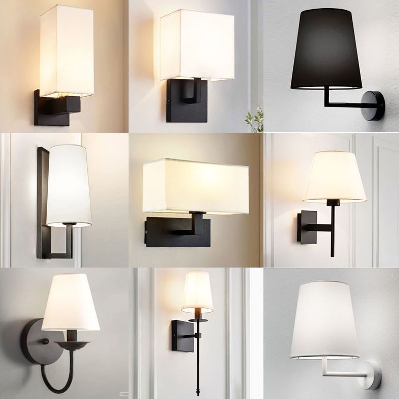 Minimalist Decorative Wall Light Bedside Lamp Modern Living Room Wall ...
