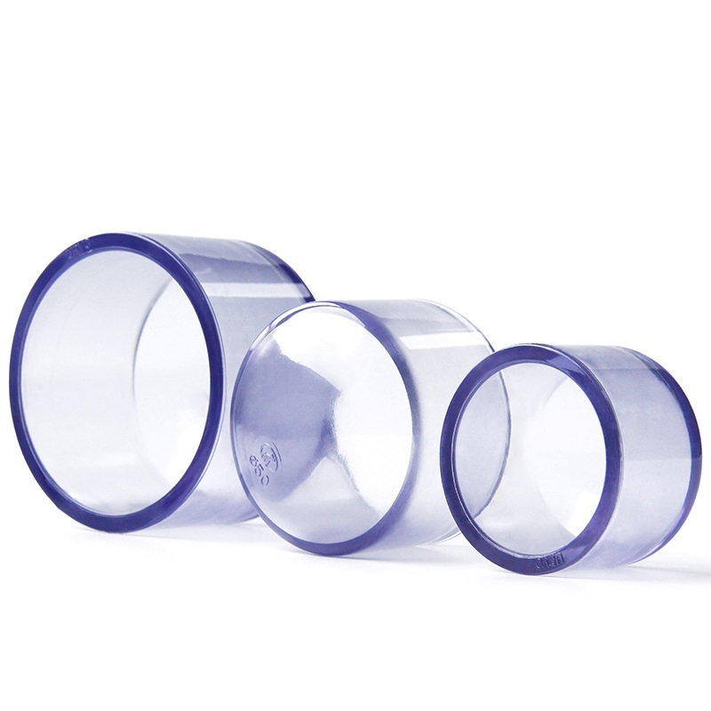 1PC 63-110MM Blue Transparent PVC Pipe End Cap Aquarium Fish Tank ...