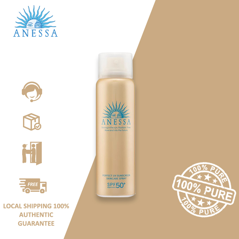 Anessa Perfect UV Sunscreen Skincare Gold Spray 60G SPF50 PA ...