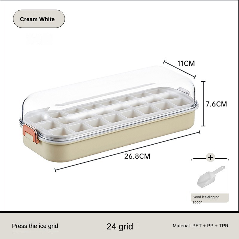 Frozen Ice Cube Mold Box Food Grade Household Influencer Press Ice ...