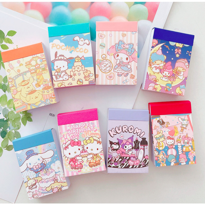 Sanrio Cute Cartoon Stickers Book Mini Sticker | Shopee Singapore