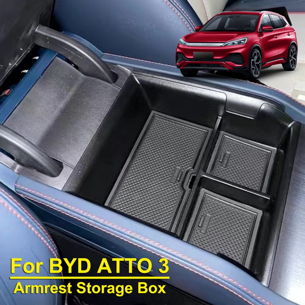 BYD ATTO 3 Car Armrest Storage Box Center Console Organizer Tray Pallet ...