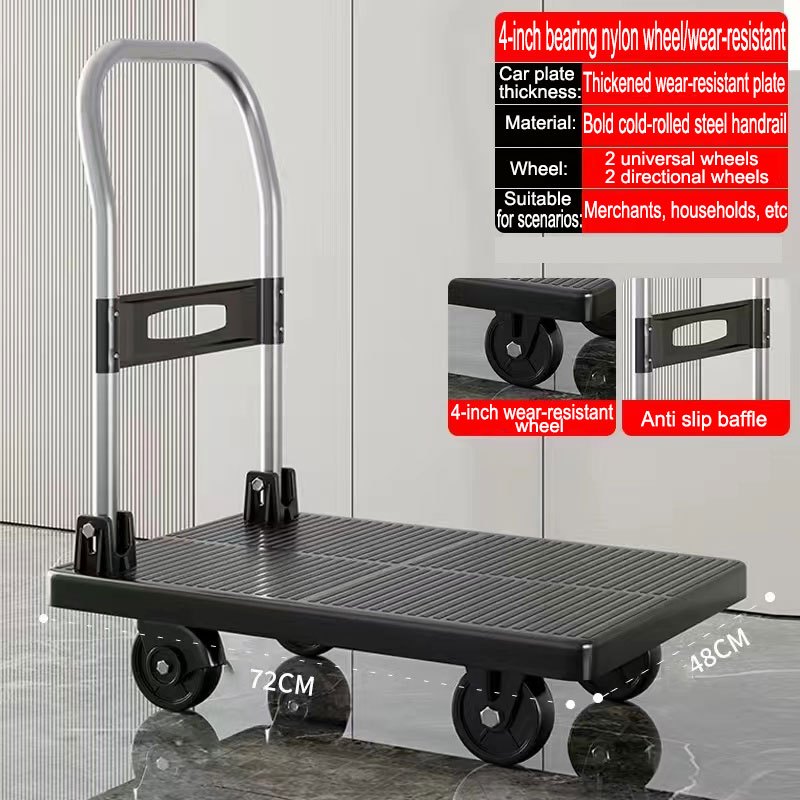 Platform Trolley Folding Platform Cart 200-600kg Capacity Rolling ...