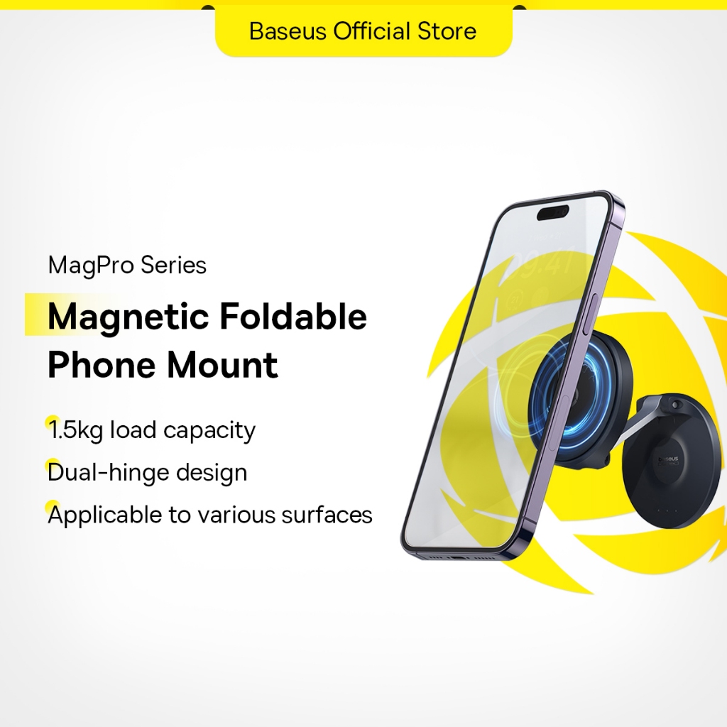 Baseus Magnetic Phone Stand Magnet Suction Wall Holder for iPhone 14 15 ...