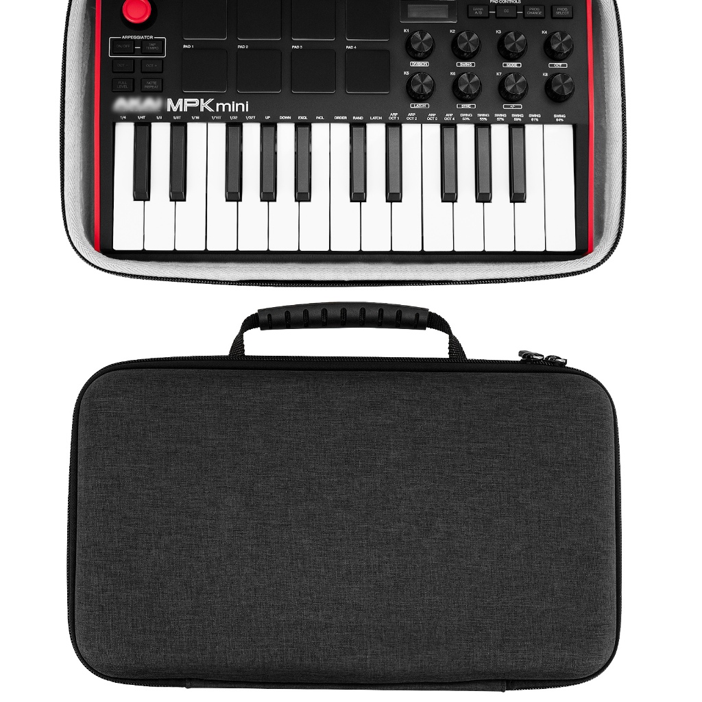Geekria Hard Shell Case Compatible with Akai Professional MPK Mini MK3 ...