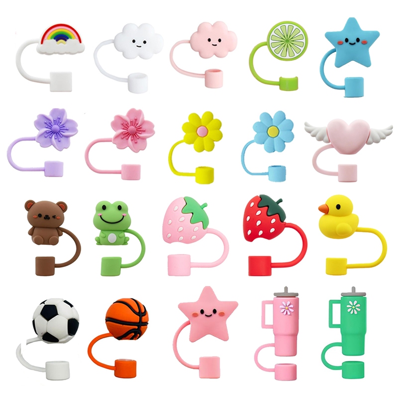 10mm Straw Cover for Stanley 40&30 Oz Cup, Silicone Straw Covers Cap ...