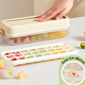 Frozen Ice Cube Mold Box Food Grade Household Influencer Press Ice ...