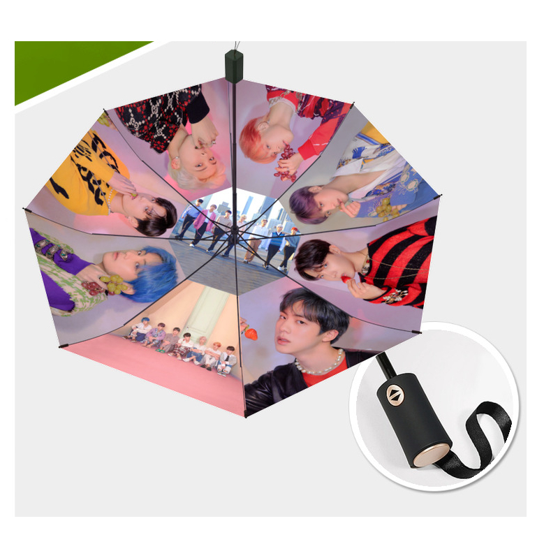 BTS Album New Style Same Style Umbrella Sun Umbrella Automatic ON-OFF ...