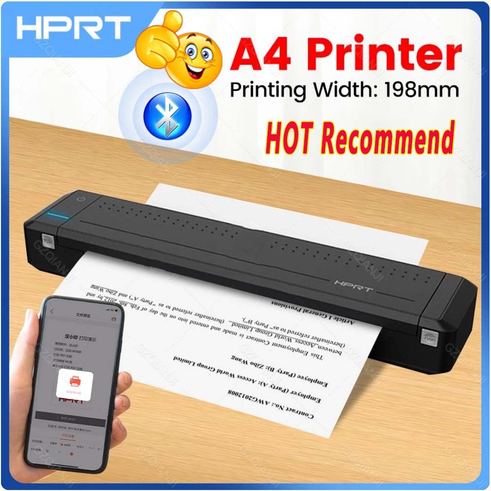 🔥🔥 🔥HOT HPRT MT800 printer wireless printer A4 paper printer Portable ...