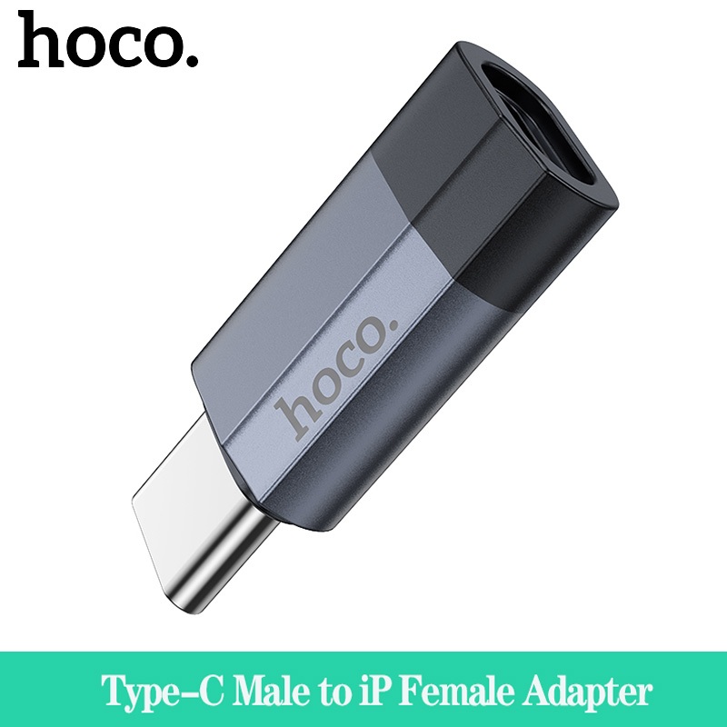 HOCO UA29 OTG 3.0 A Converter Type-C to i*Ph Adapter For i*Ph 15 Android Phones Laptops Charge ...