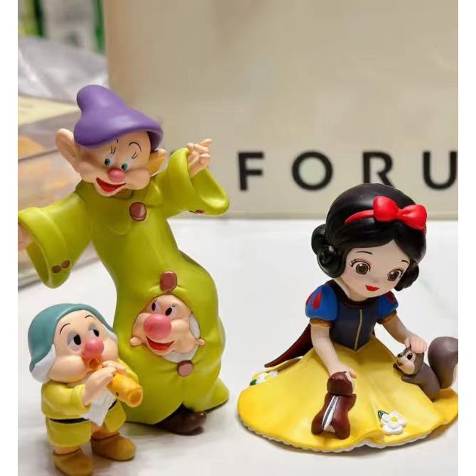 Popmart random blind box Disney Cartoon Snow White and the Seven Dwarfs ...