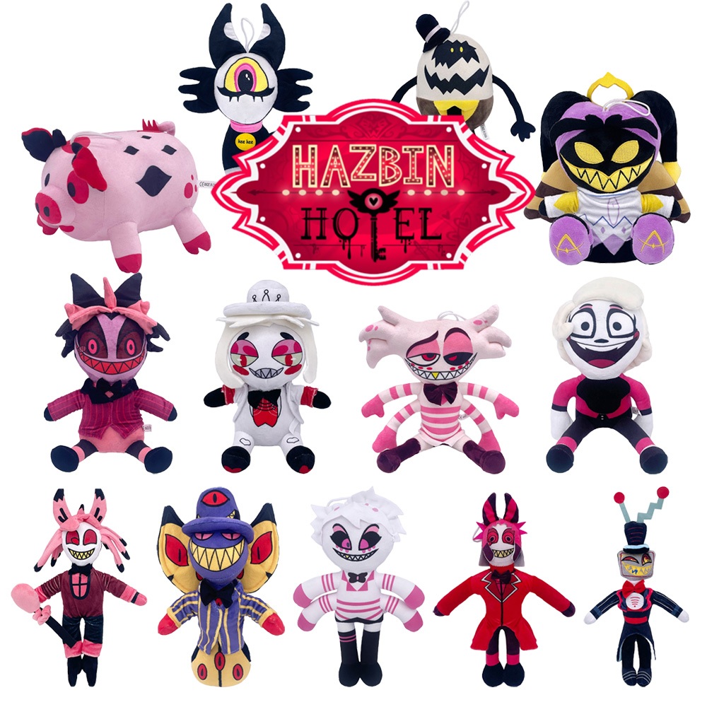 Hazbin Hotel Plush Anime Character Stuffed Doll Helluva Boss for Boys ...
