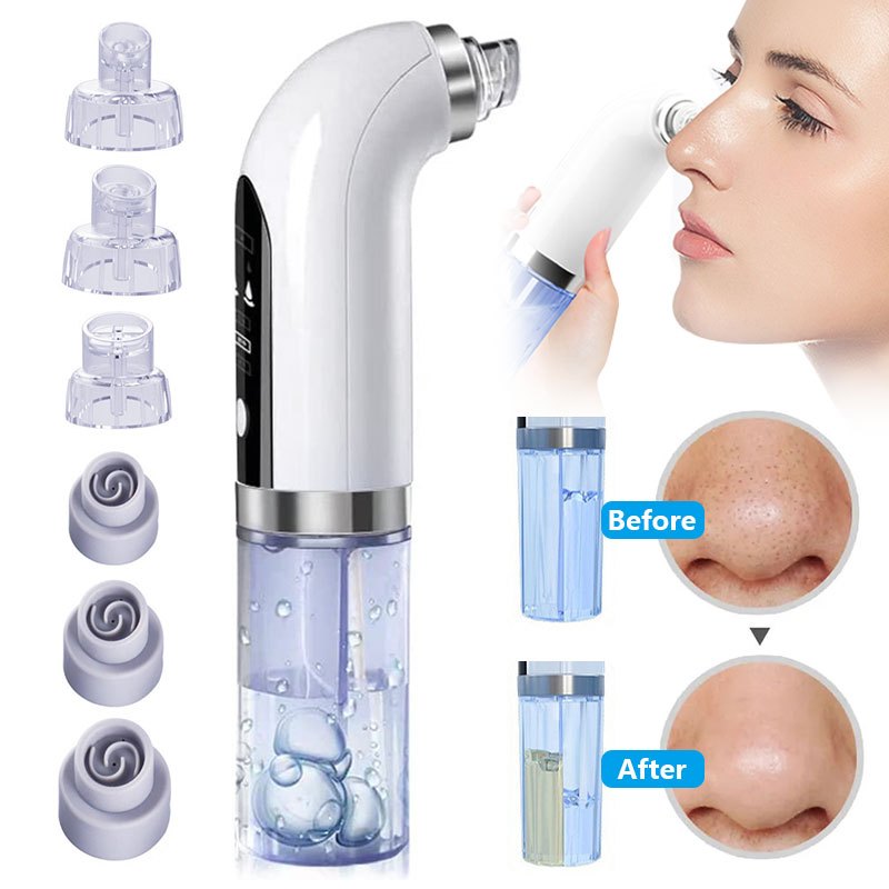 🔥SG STOCK Electric Blackhead Remover LCD vacuum Cleaner 祛白頭/黑頭 Strong ...