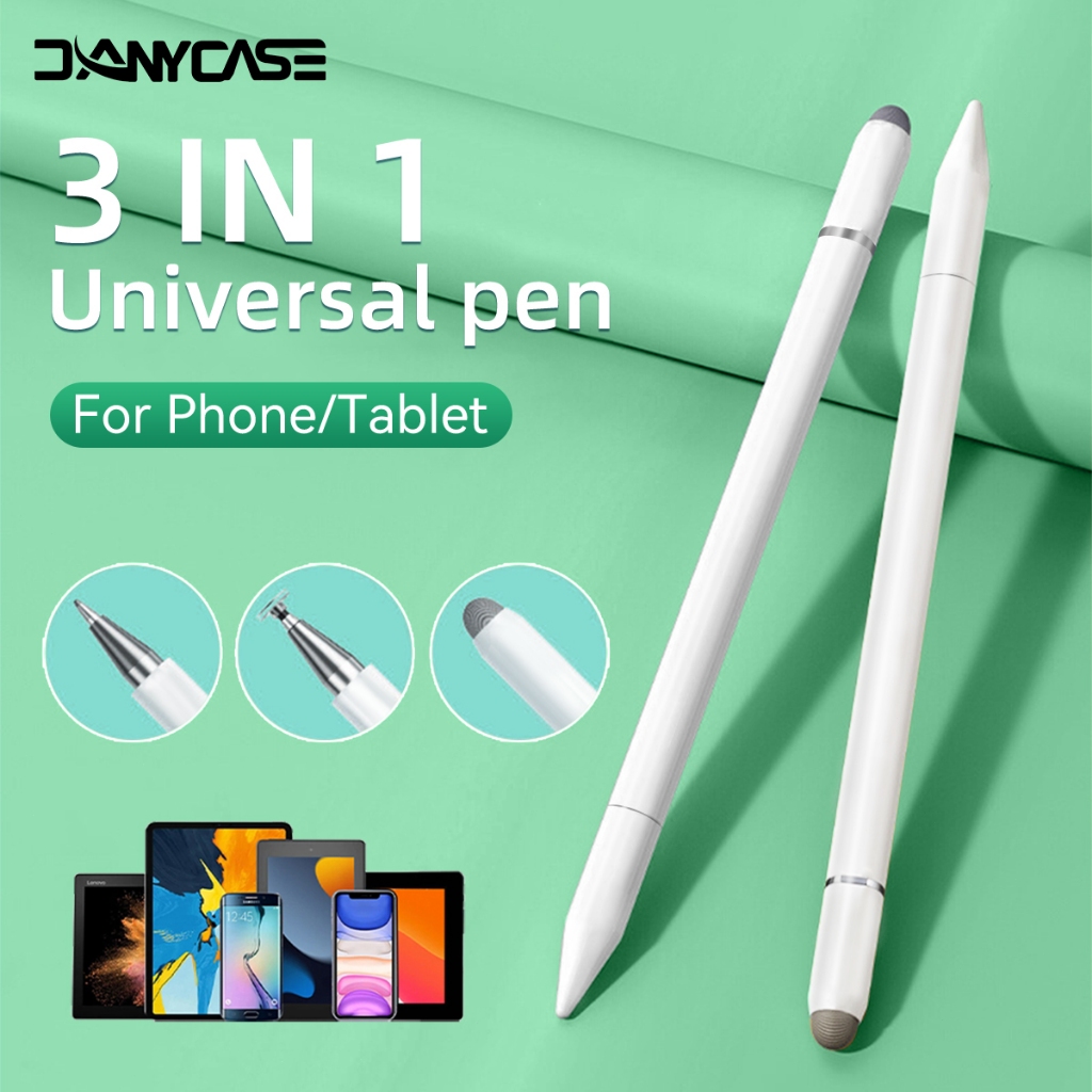 Universal Stylus Pen 3 in 1 Universal Pencil for iPad Samsung No ...