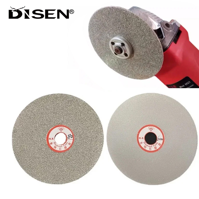 4 Inch 36-3000# Diamond Coated Flat Lap Wheel Lapidary Polishing ...