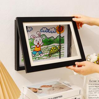 A4 Kids Art Frames Flip Picture Frame Art Painting Storage Frame Crafts ...