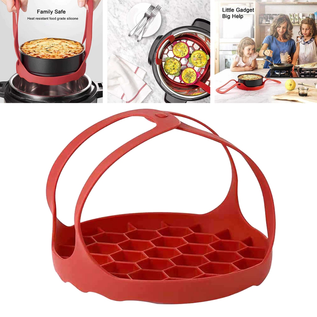 1Pcs Silicone Steamer Multifunctional Portable Drain Basket Pressure ...