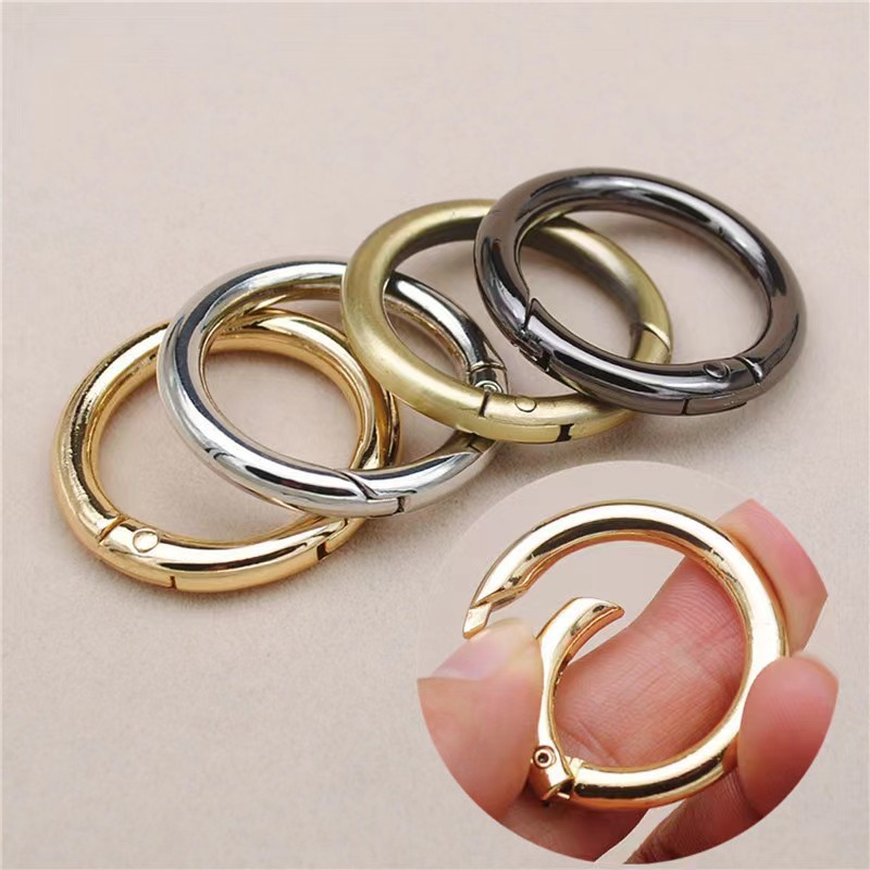 Zinc Alloy Spring Ring Keychain Bag Ring Buckle O Ring Spring Clasps ...