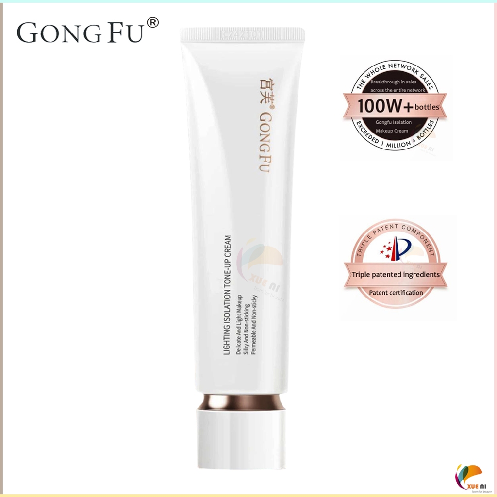 Authentic GongFu toning cream Makeup Primer Facial Cream Long Tube Refreshing And Makeup Primer ...