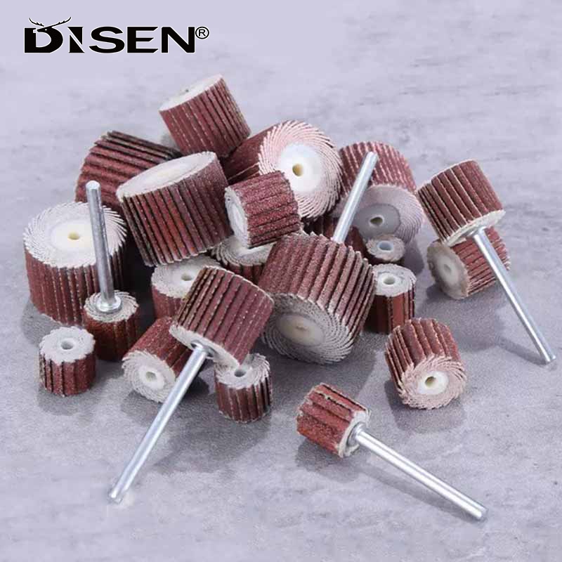 10Pcs 8-20mm Flap Sanding Wheels for Dremel Accessories Abrasives Die ...
